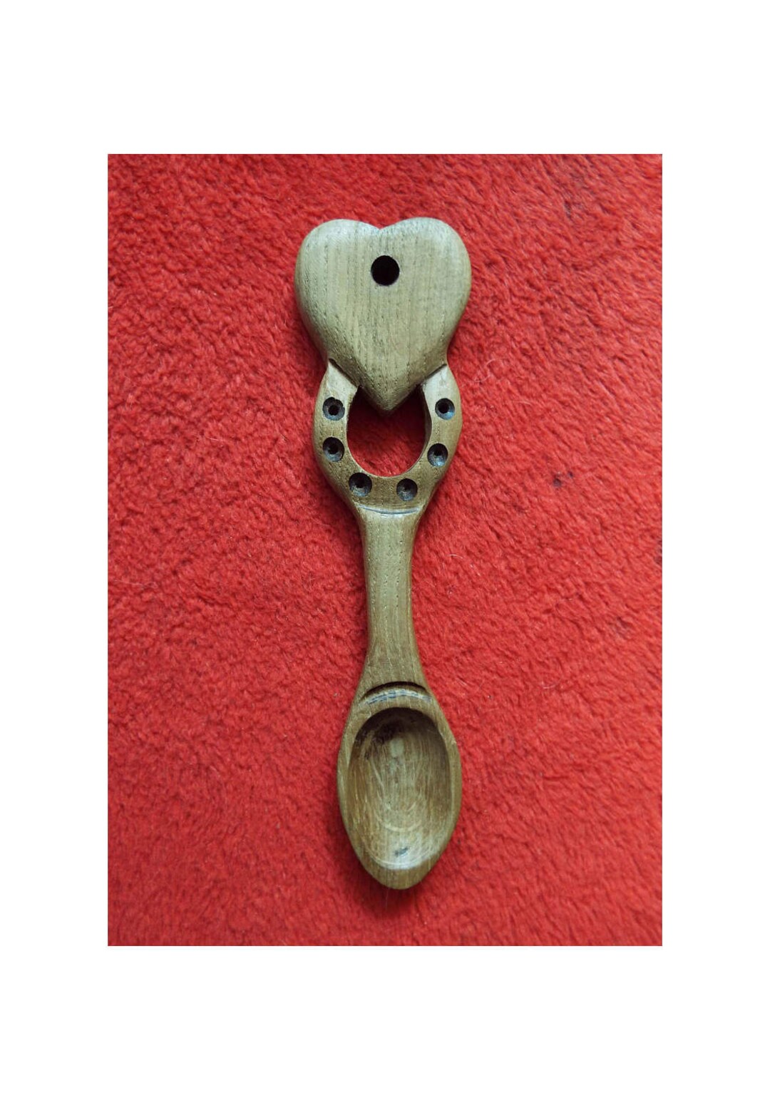 Hand Made Oak Welsh Love Spoon 6B Light - Etsy
