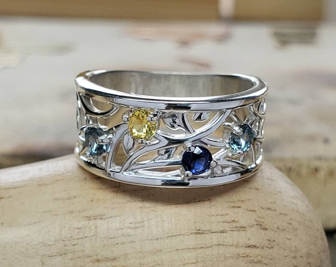 The "make It a Double" Memorial Ring * Cremated Ashes Inlayed Between ...