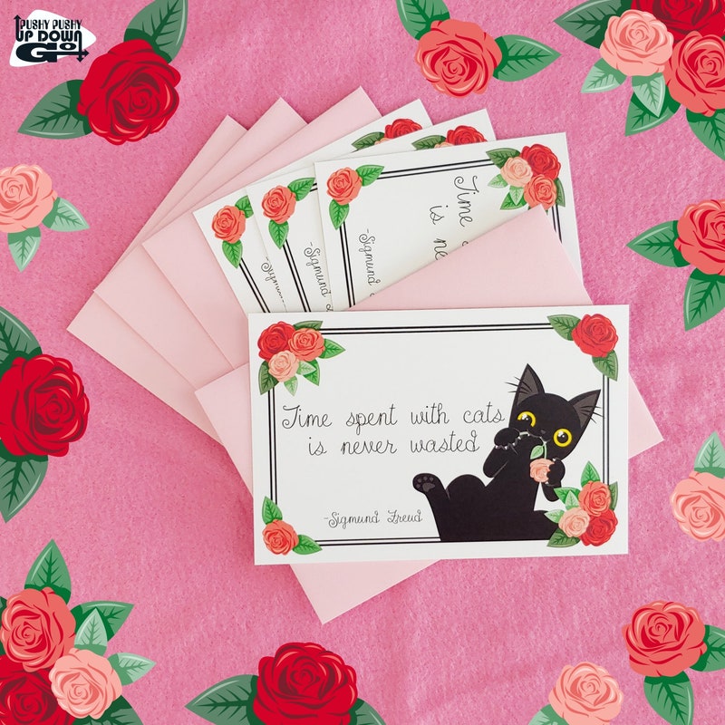 Cat Love Card - Etsy