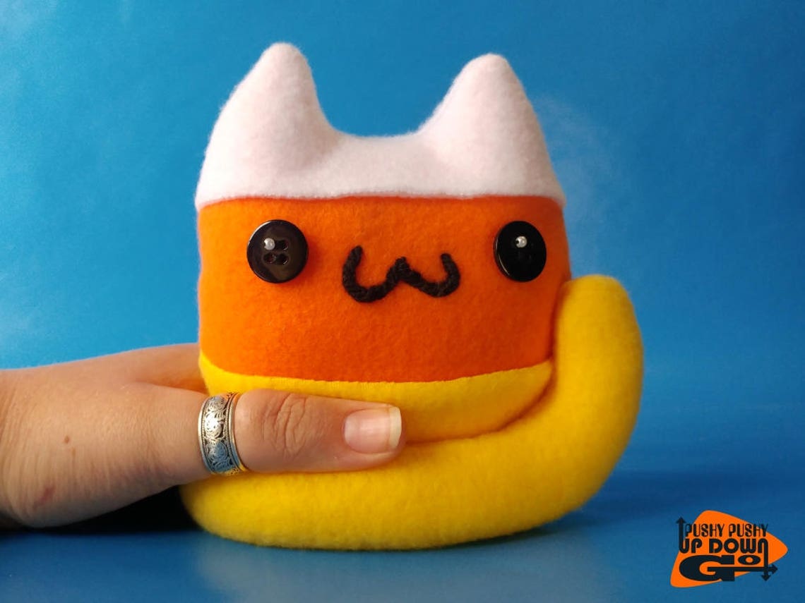 Kawaii Candy Corn Cat Food Plushie Cute Stuffed Candy Corn | Etsy