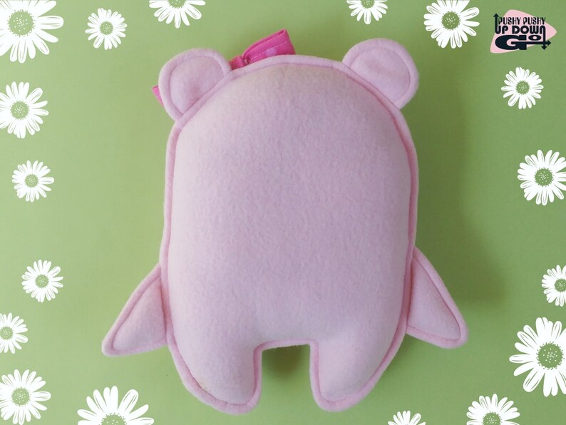 Cute Kawaii Teddy Bear Plushie (light Pink) in Polka Dot Bow, Cute ...