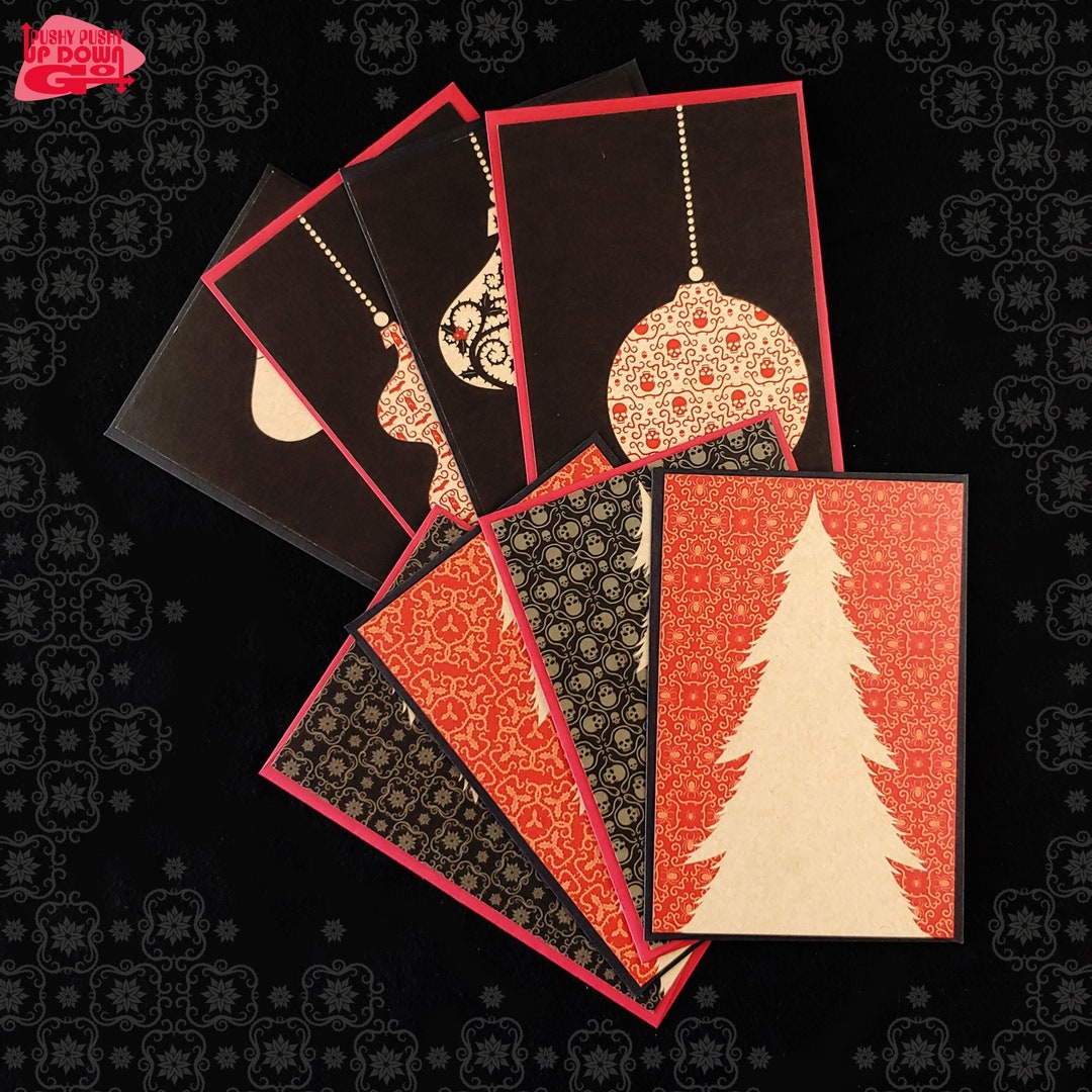 Goth Christmas Cameo Postcards Super Set (set of 8 Cards), Kraft ...