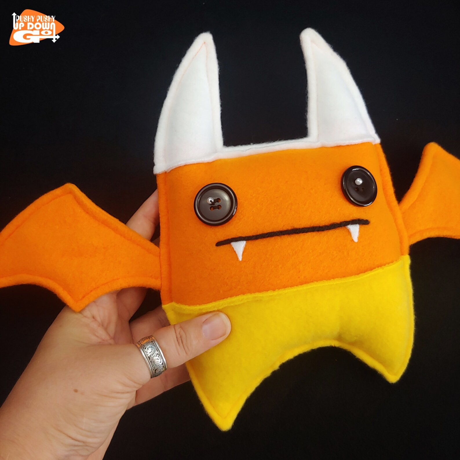 Cute Kawaii Candy Corn Halloween Bat Plushie - Etsy