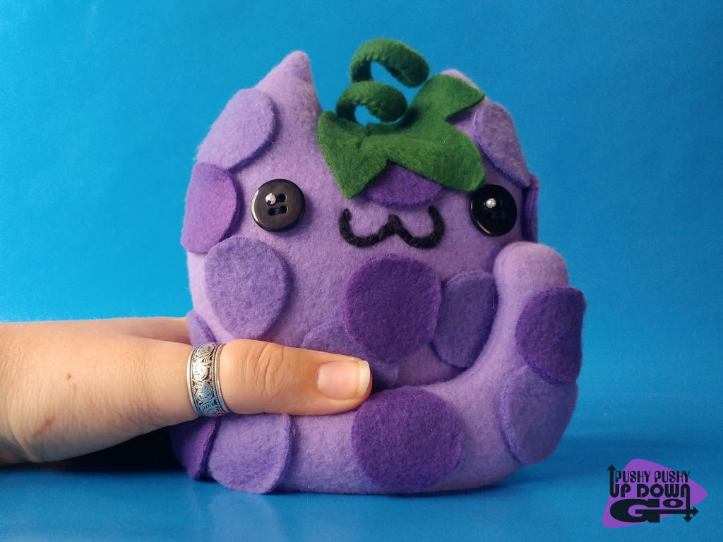 Kawaii Grapes Cat Food Plushie Cute Stuffed Fruit Cat Kawaii | Etsy