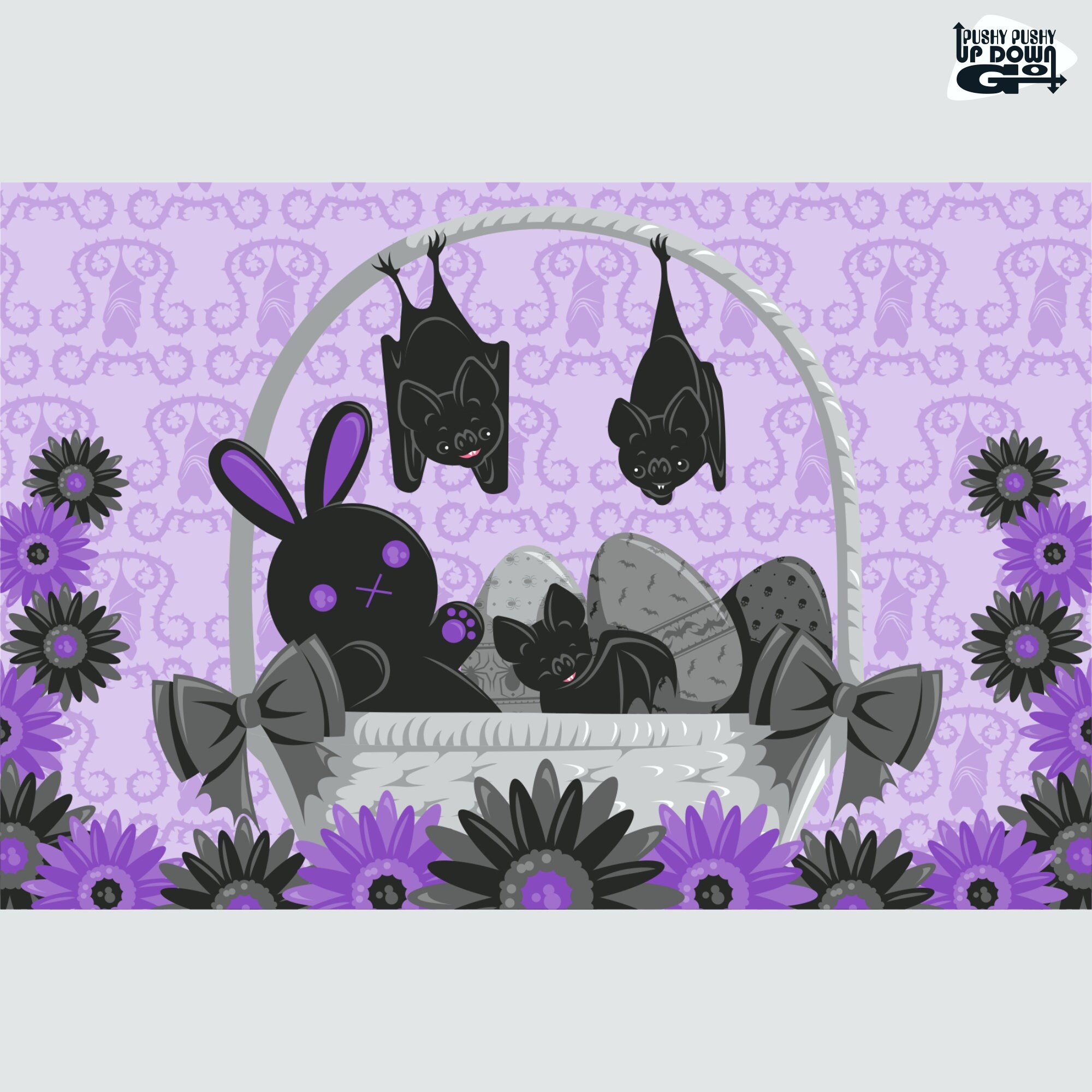 Goth Easter Postcards set of 4 Cards Envelopes Mixed Set - Etsy