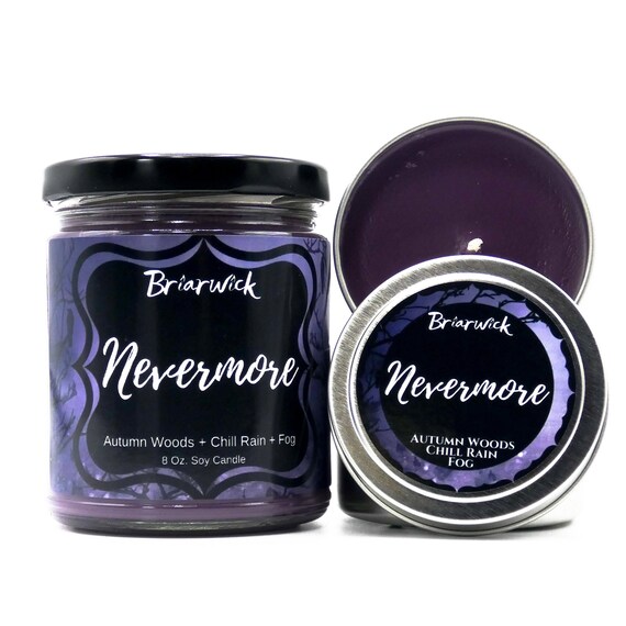Nevermore the Raven Inspired Soy Vegan Candle - Etsy