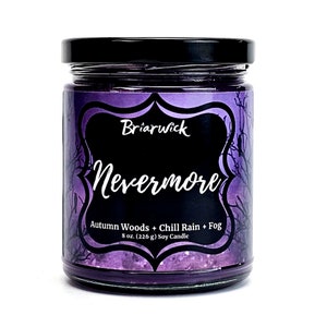 Nevermore- the Raven Inspired- Soy Vegan Candle - Etsy
