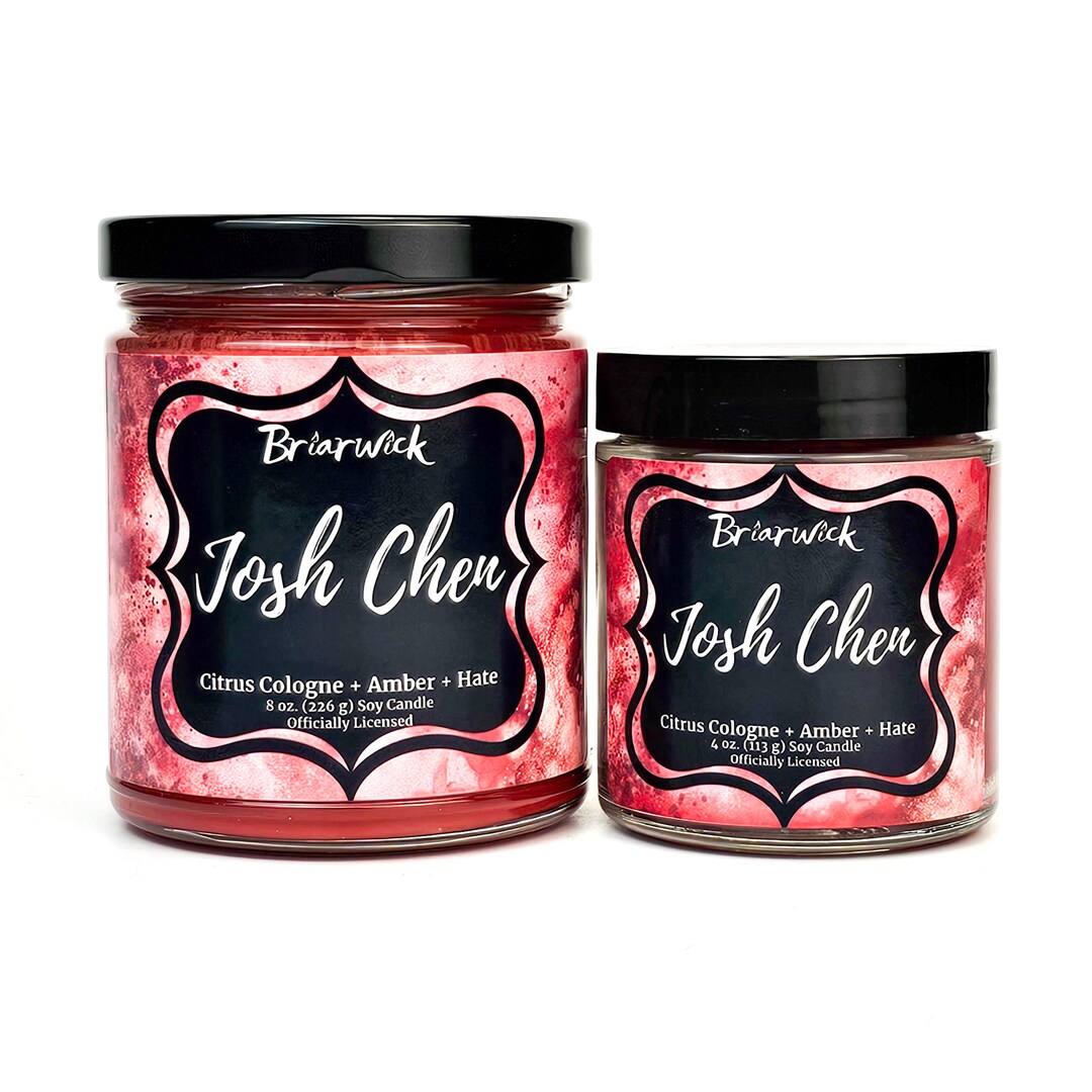 Josh Chen Candle- Officially Licensed Twisted Series- Soy Vegan Candle ...