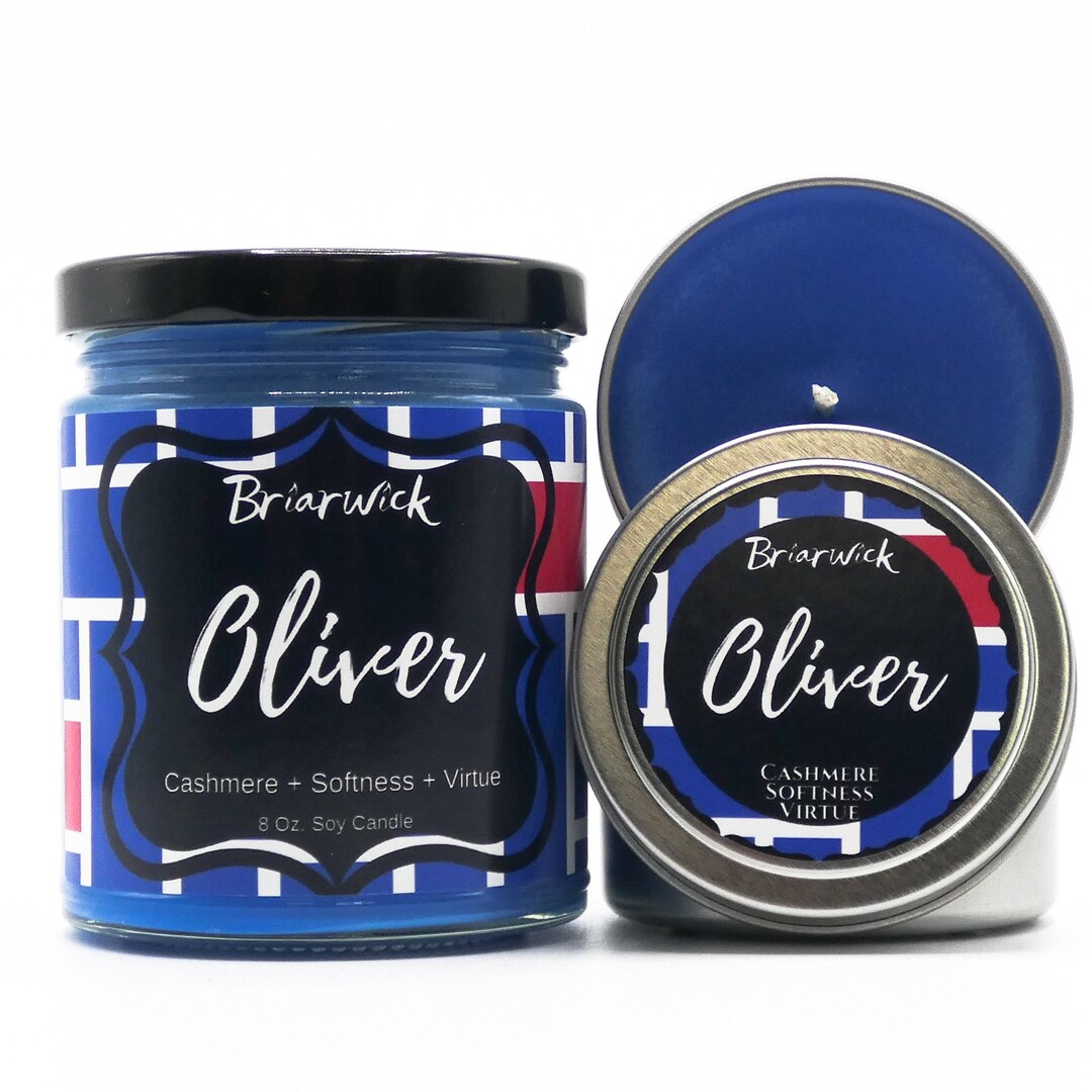 Oliver Blackwood Candle Inspired by Boyfriend Material Soy - Etsy