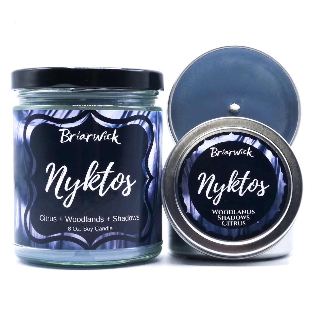 Nyktos Candle Officially Licensed From Blood and Ash & Shadow - Etsy