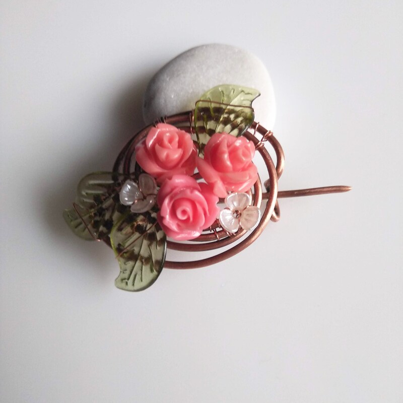 Wire Wrapped Brooch - Etsy