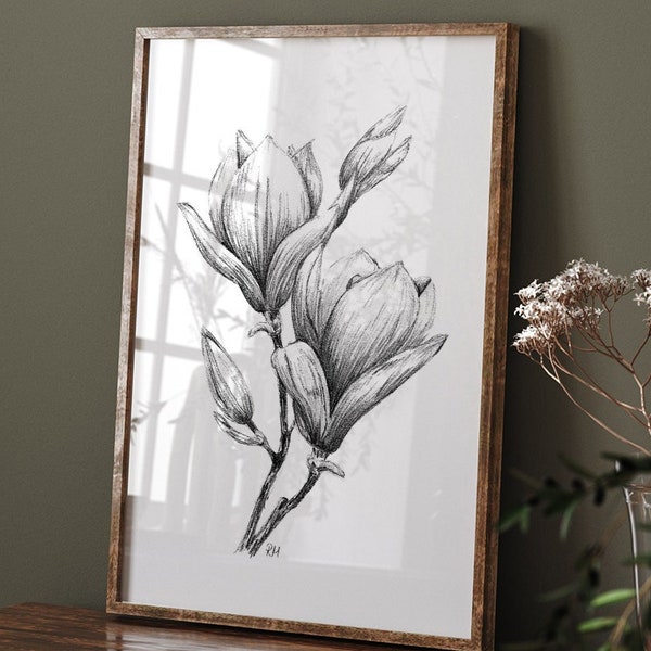 Magnolia Art - Etsy