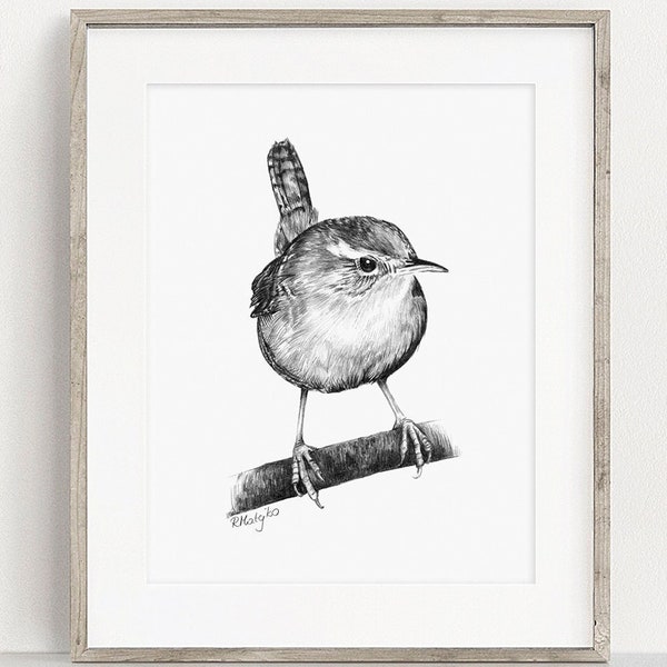 Wrens Birds Print - Etsy