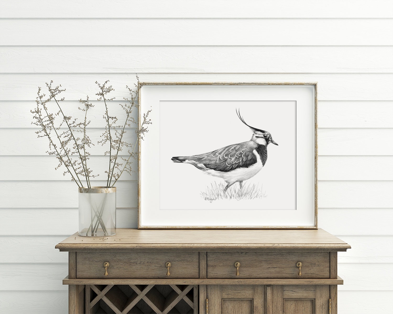 Lapwing Art PRINT Lapwing Pencil Drawing Wading Bird Sketch - Etsy UK