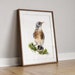 Fieldfare Art PRINT, Winter Bird Watercolour Painting Wall Art, British ...