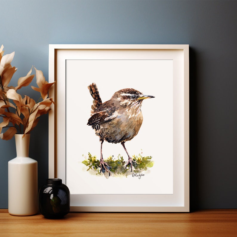 Garden Birds PRINT Set of 9, Robin Wren Blue Tit Goldfinch Long-tailed ...