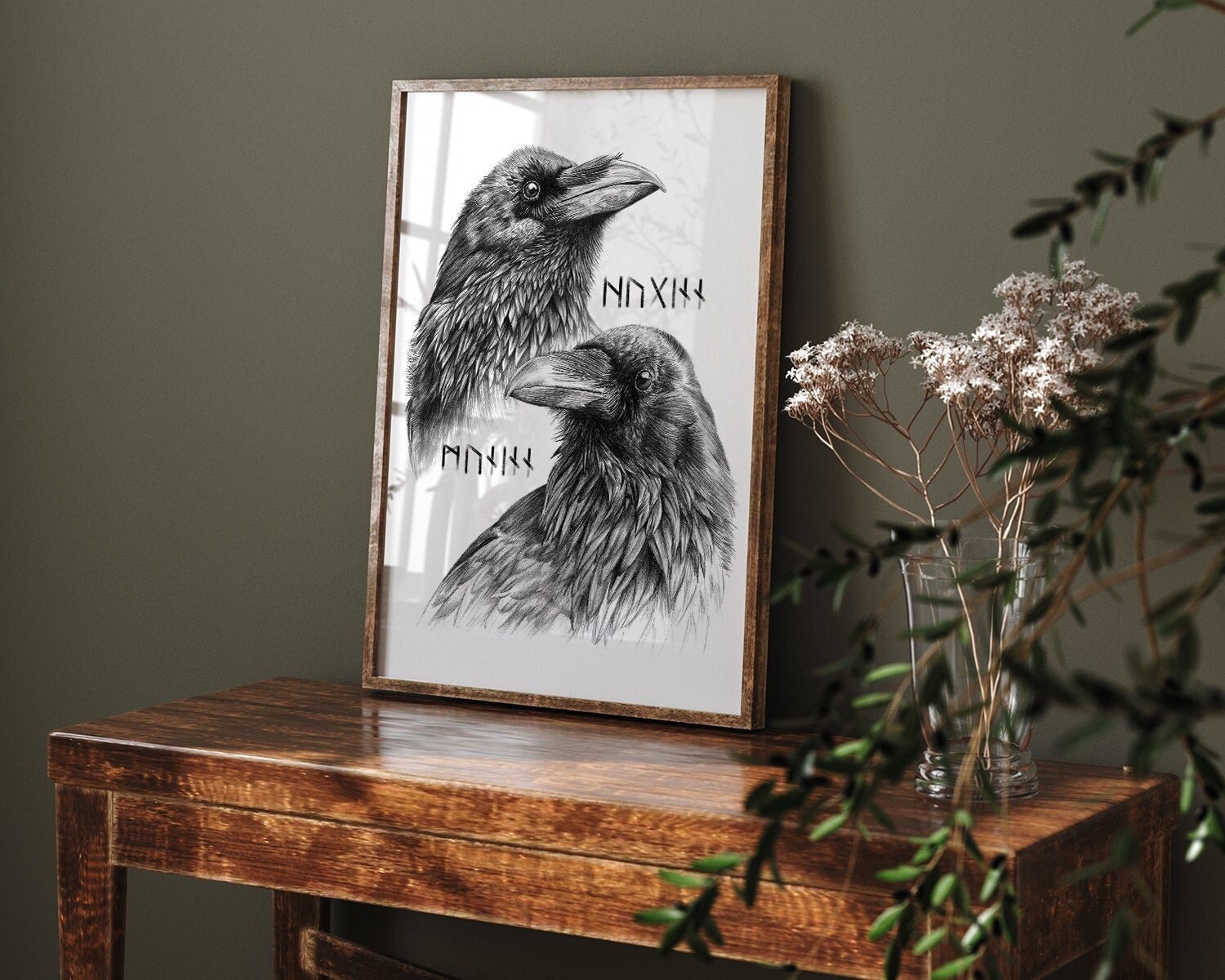 Huginn And Muninn Art