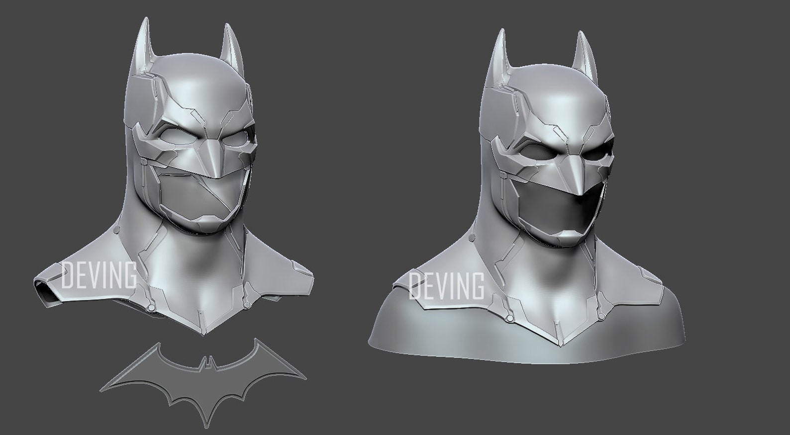 BAT GK COWL Style 3D Printable Files - Etsy