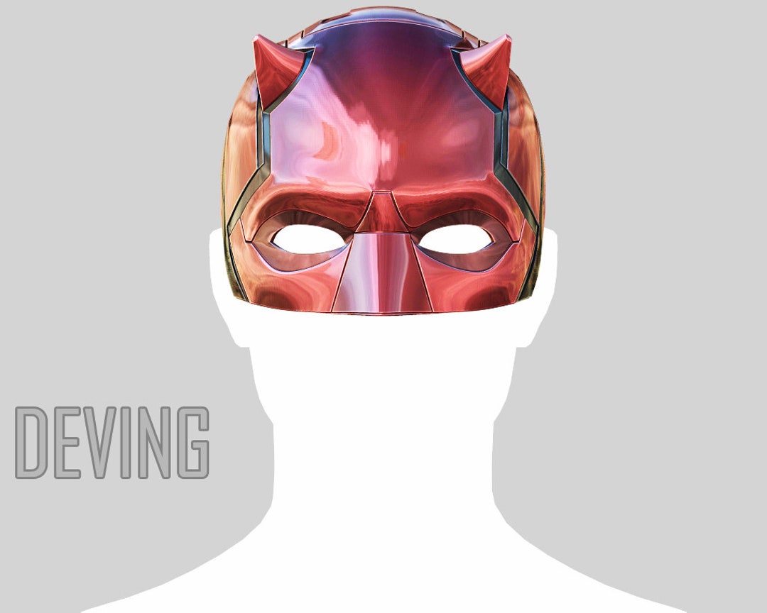 DARE DEVIL HELMET 3D Printable File - Etsy