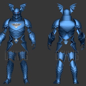 THE MERCILESS Bat Armor for 3D Printing - Etsy