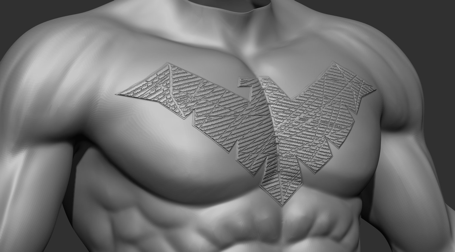 Nightwing Chest Emblem for Cosplay 3D Print Model - Etsy