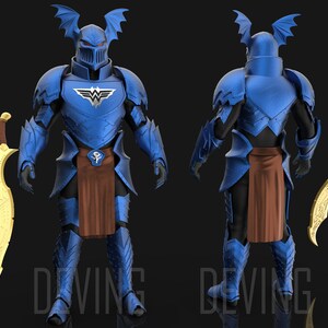 THE MERCILESS Bat Armor for 3D Printing - Etsy