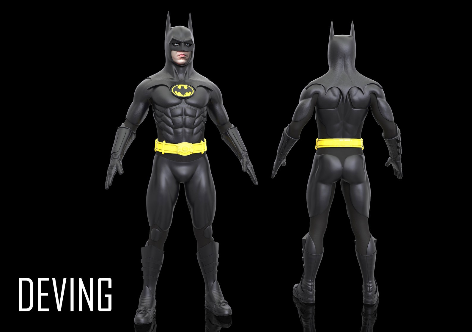 BATMAN 1989 BATSUIT 3D Printable FILES | Etsy
