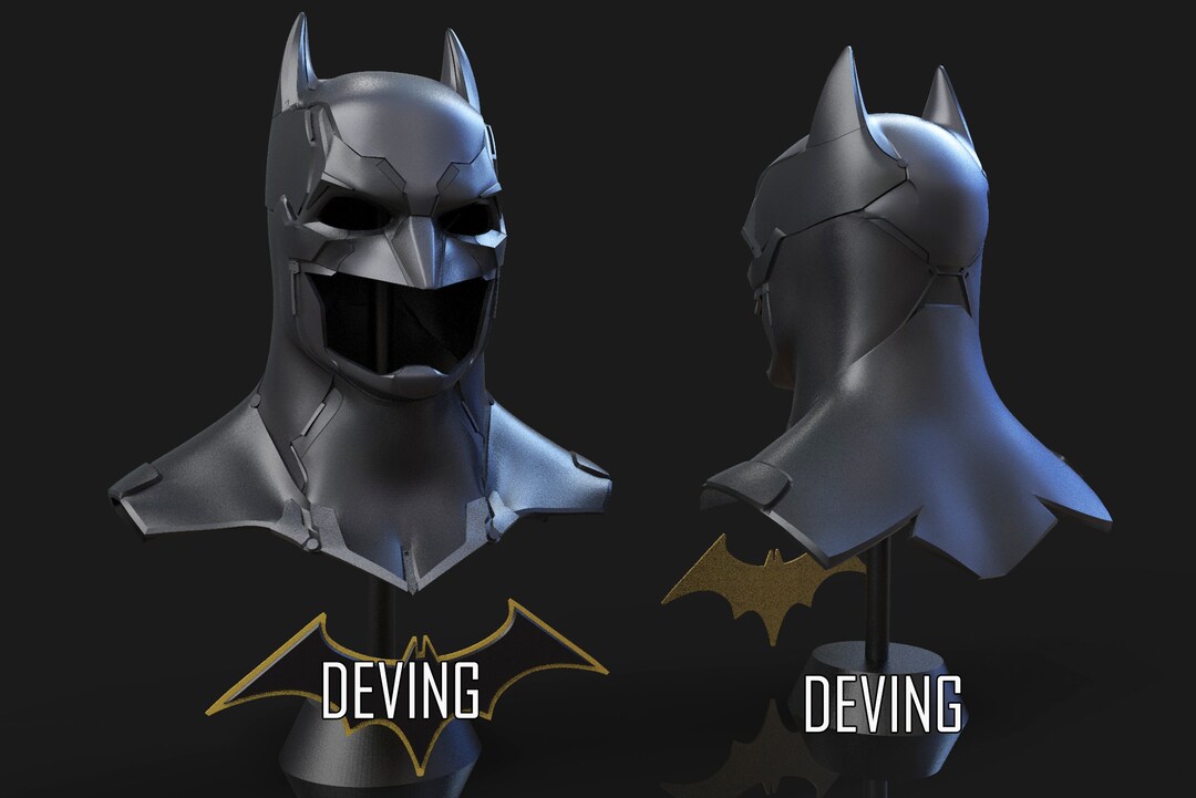 BAT GK COWL Style 3D Printable Files - Etsy