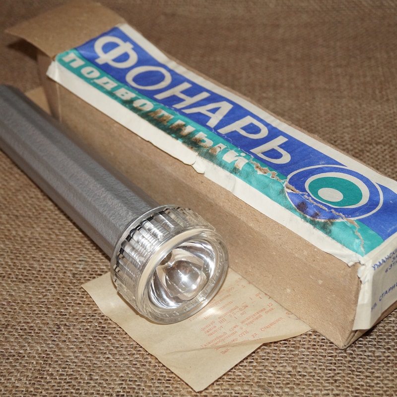 Soviet Flashlight - Etsy