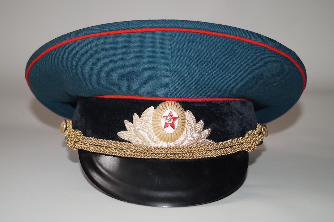 Soviet Cap of the Soviet Army Made in the Era of the Soviet Union in ...