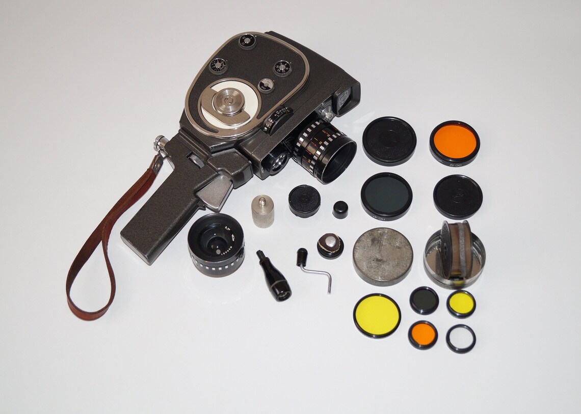 Movie Camera Retro Camera Soviet Movie Camera Cine Camera | Etsy