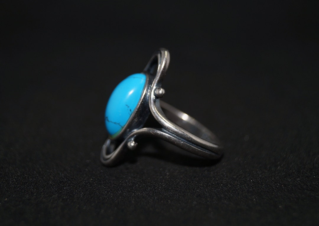 Vintage Ring Plating Silver Old Rings Gift for Her Vintage Jewelry ...