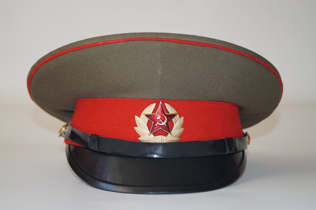 Soviet Cap of the Soviet Army Made in the Era of the Soviet Union in ...