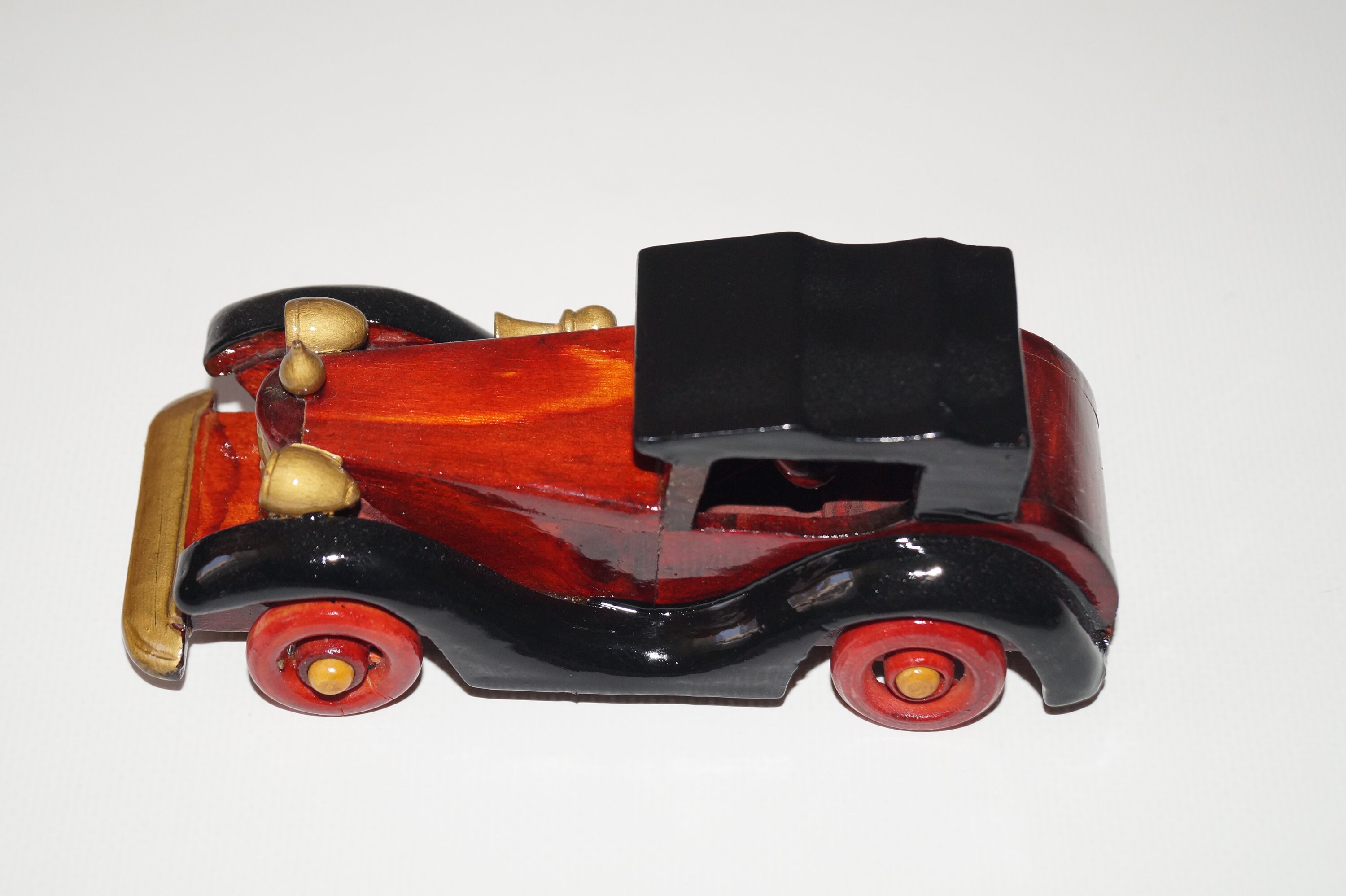 Wood car Model car Old automobile Wood car model Car model Car | Etsy