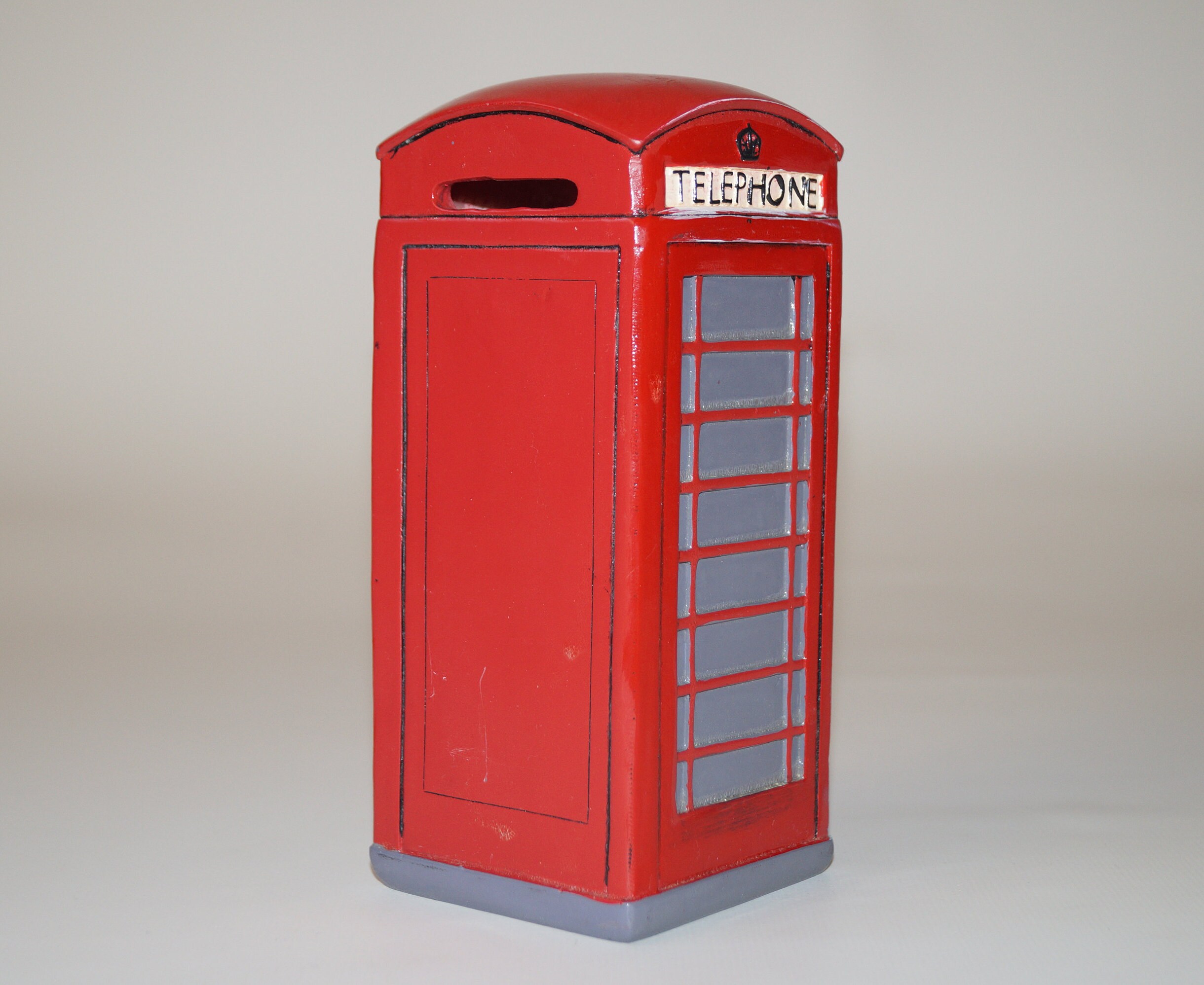 Telephone Piggy Bank Telephone Money Tin London Collectable - Etsy