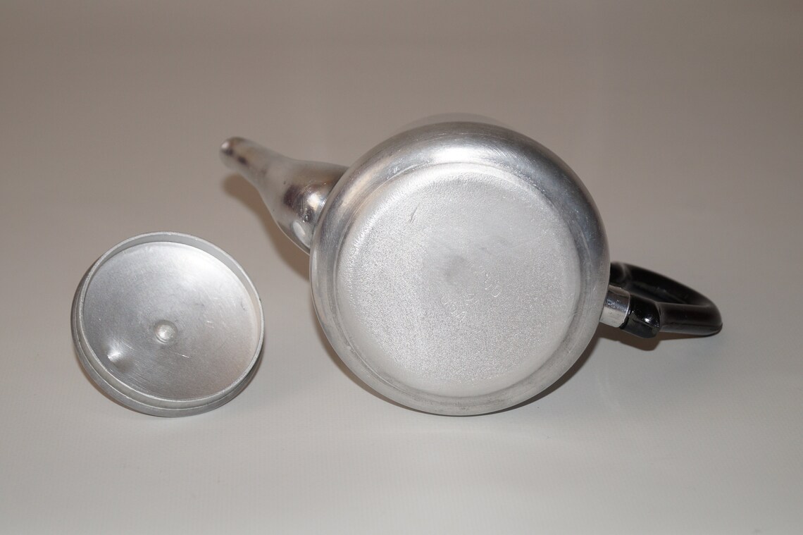 Soviet Tea Pot Metal Tea Pot Retro Kitchenware Metal Coffee - Etsy