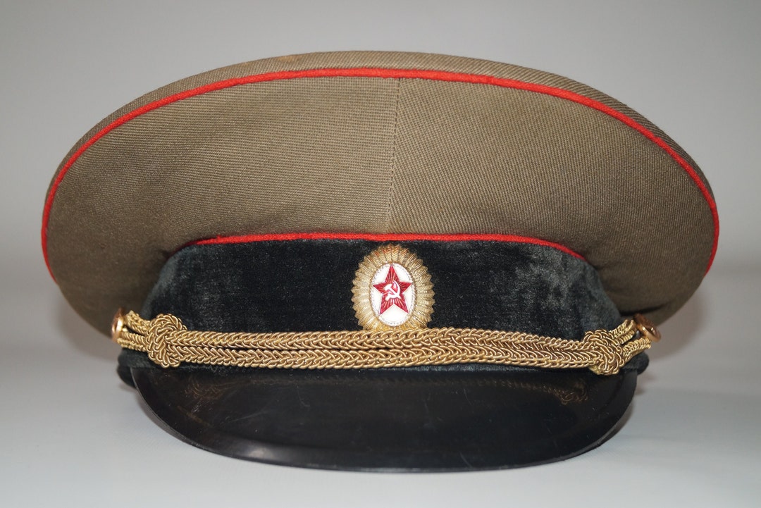 Soviet Cap of the Soviet Army Made in the Era of the Soviet Union in ...