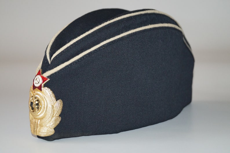 Sea Cap Sea Cap Ussr Soviet Officer Cap Soviet Militaria Vintage Ussr ...