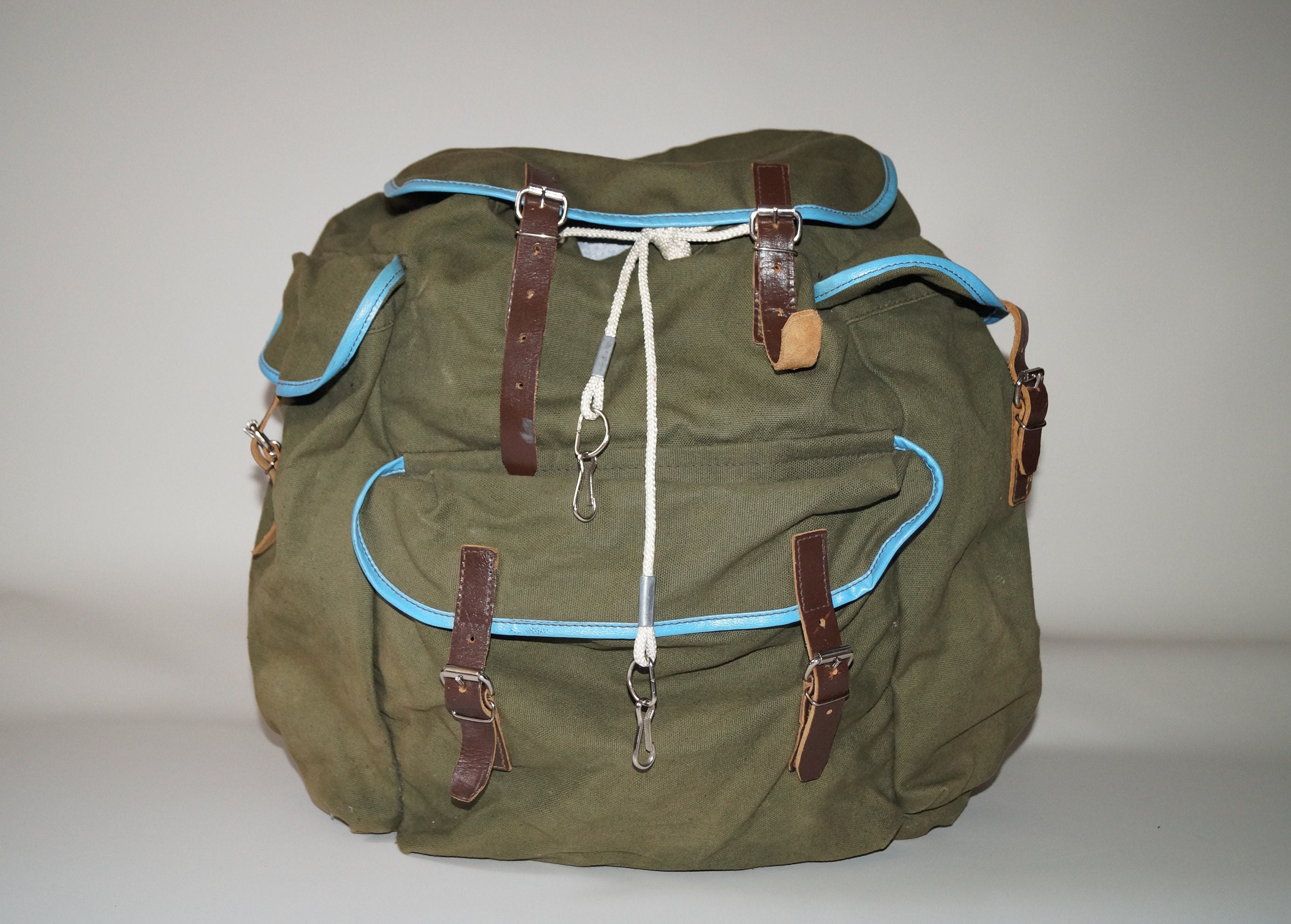 Big Travel Bag Soviet Bag Made in Ussr Old Bag Soviet Duffel - Etsy