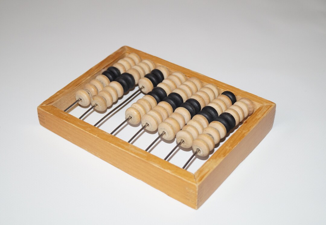 Abacus Vintage Wooden Scores Soviet Scores Abacus Toy Kids Calculator ...
