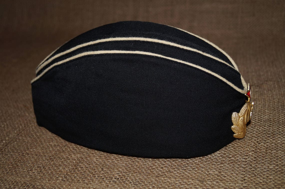 Sea Cap Sea Cap Ussr Soviet Officer Cap Soviet Militaria | Etsy
