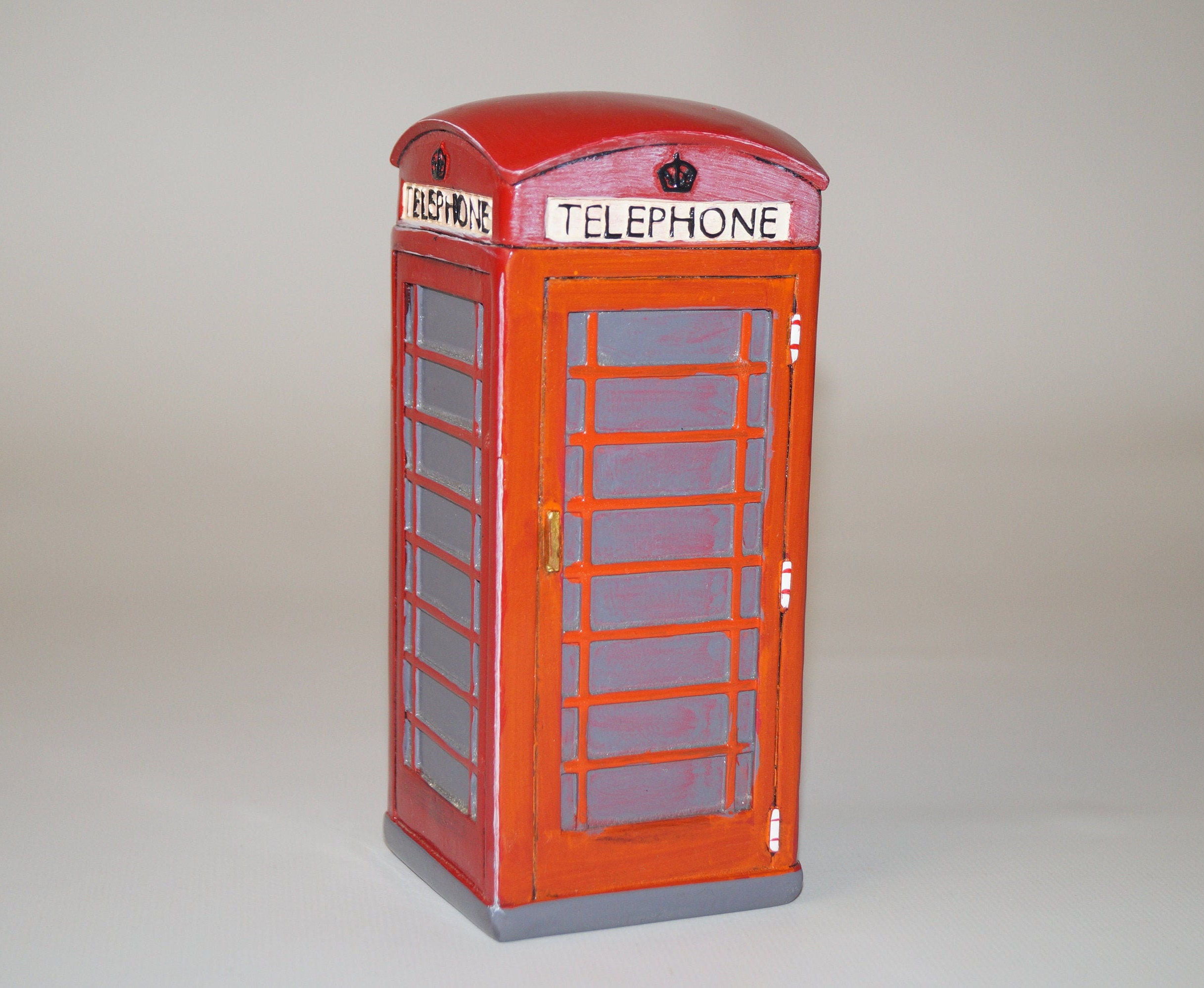 Telephone Piggy Bank Telephone Money Tin London Collectable - Etsy