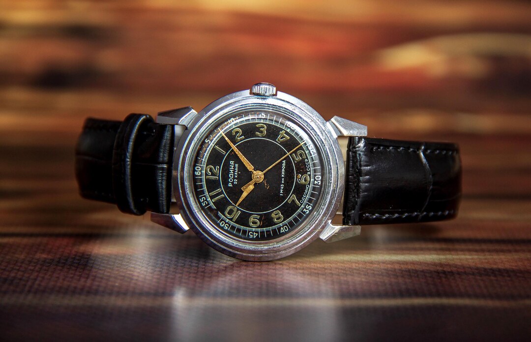 Rodina Automatic Watch Soviet Mechanical Watch Vintage Rare Mens ...