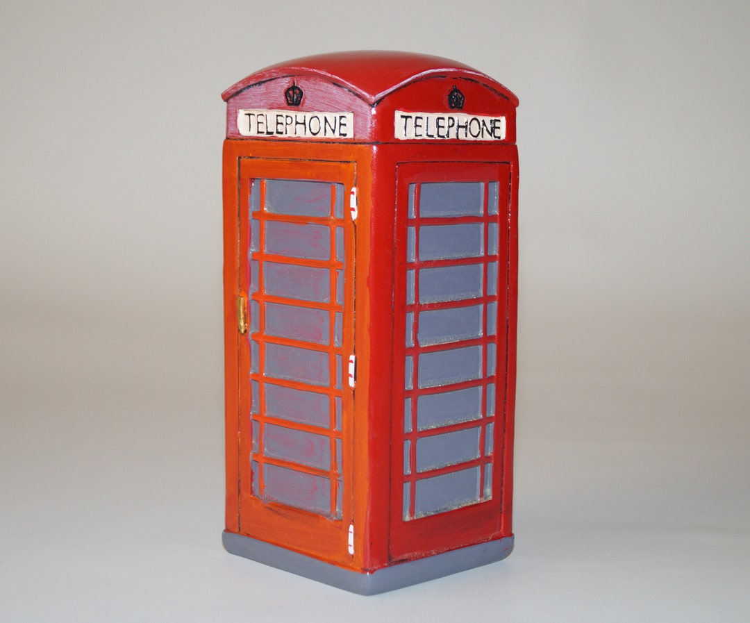 Telephone Piggy Bank Telephone Money Tin London Collectable Piggy Bank ...