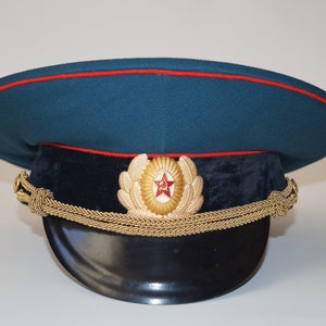 Soviet Cap Officer Cap Soviet Army Old Hat Cap Made in Ussr - Etsy