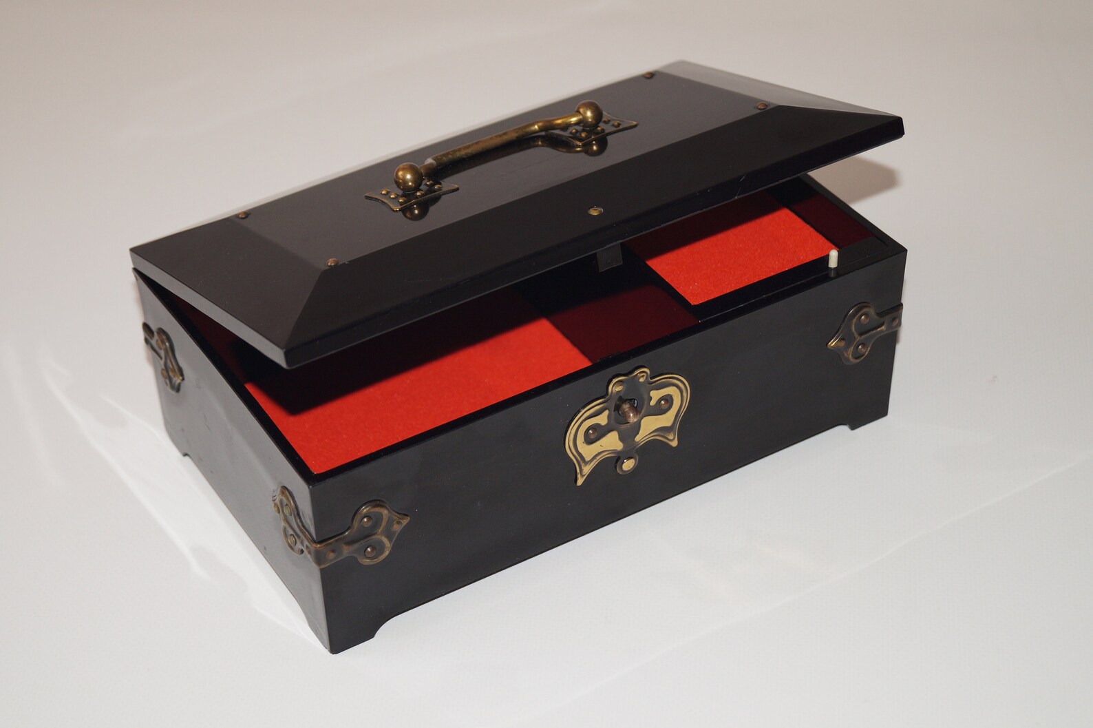 Soviet Box Music Box Box Ussr Jewellery Box Vintage Box Black - Etsy