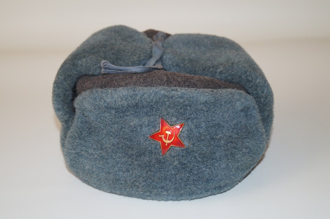 Soviet Winter Hat Military Hat Ushanka Hat Hat Soviet Soldier Hat Made ...