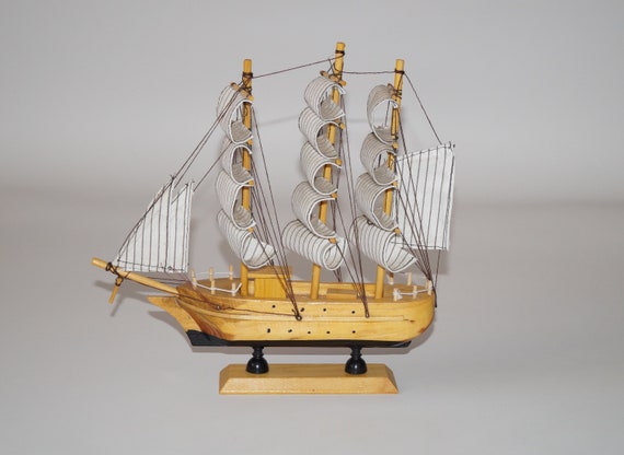 Wooden Ship Rare Ship Decorative Ship Collectible Ship Sailing - Etsy
