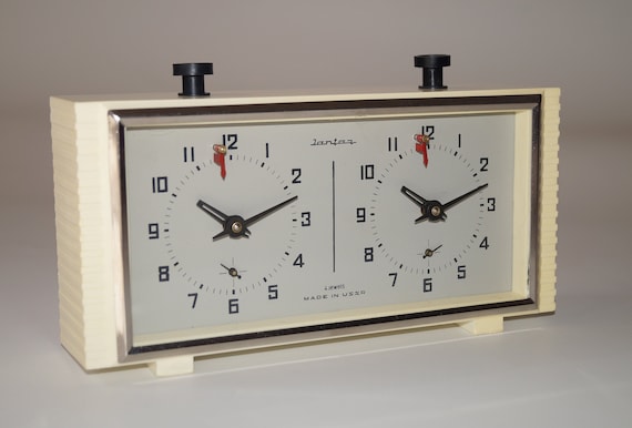 Chess Clock Jantar Table Chess Clock Chess Ussr Cloaks Chess | Etsy