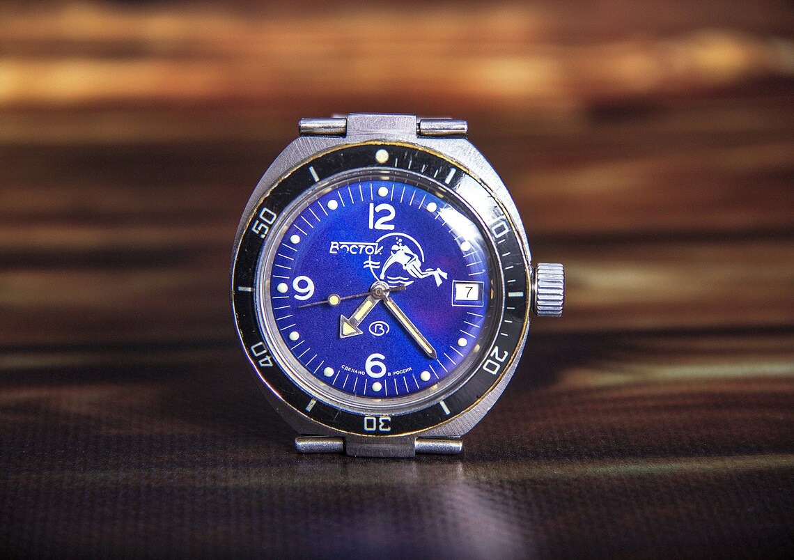 Amphibian Watch Diver Watch Vostok Amphibia Automatic Watch | Etsy